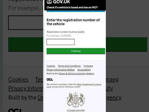 Check Your Car, Van or Motorbike's MOT and Tax Status. Free DVLA check with Gov.uk.