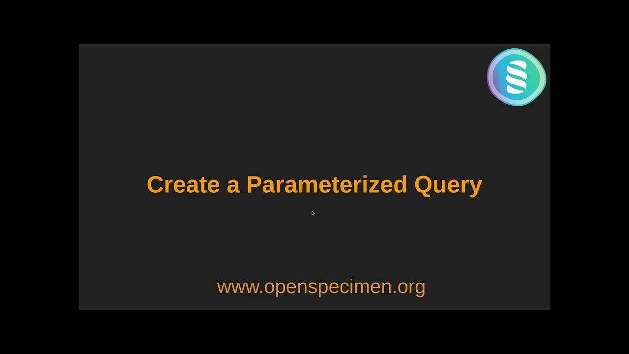 Training Webinar: Reporting Module in OpenSpecimen
