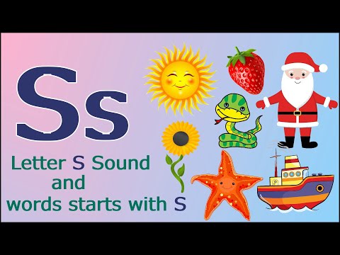 The Letter S Phonics Song | Letter S Sound | Words starts with letter S | @CuddlesKidsTv