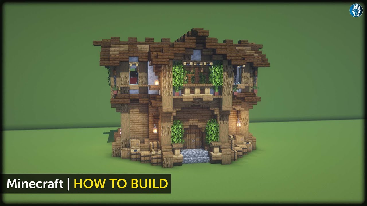 Minecraft How to Build a Medieval Apothecary Tutorial - Minecraft Builders