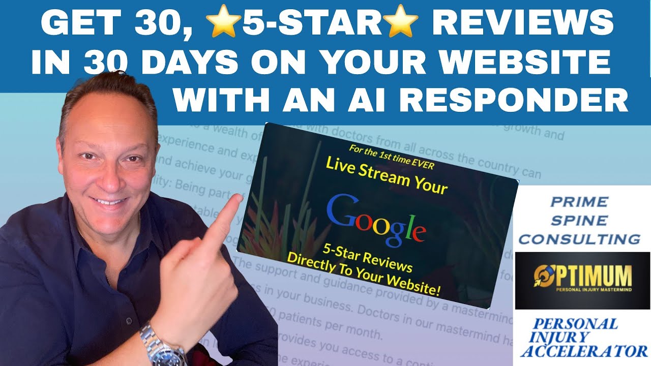 Boost Your Online Reputation and get 30 5-Star Reviews in 30 Days With an AI Responder Plug-In