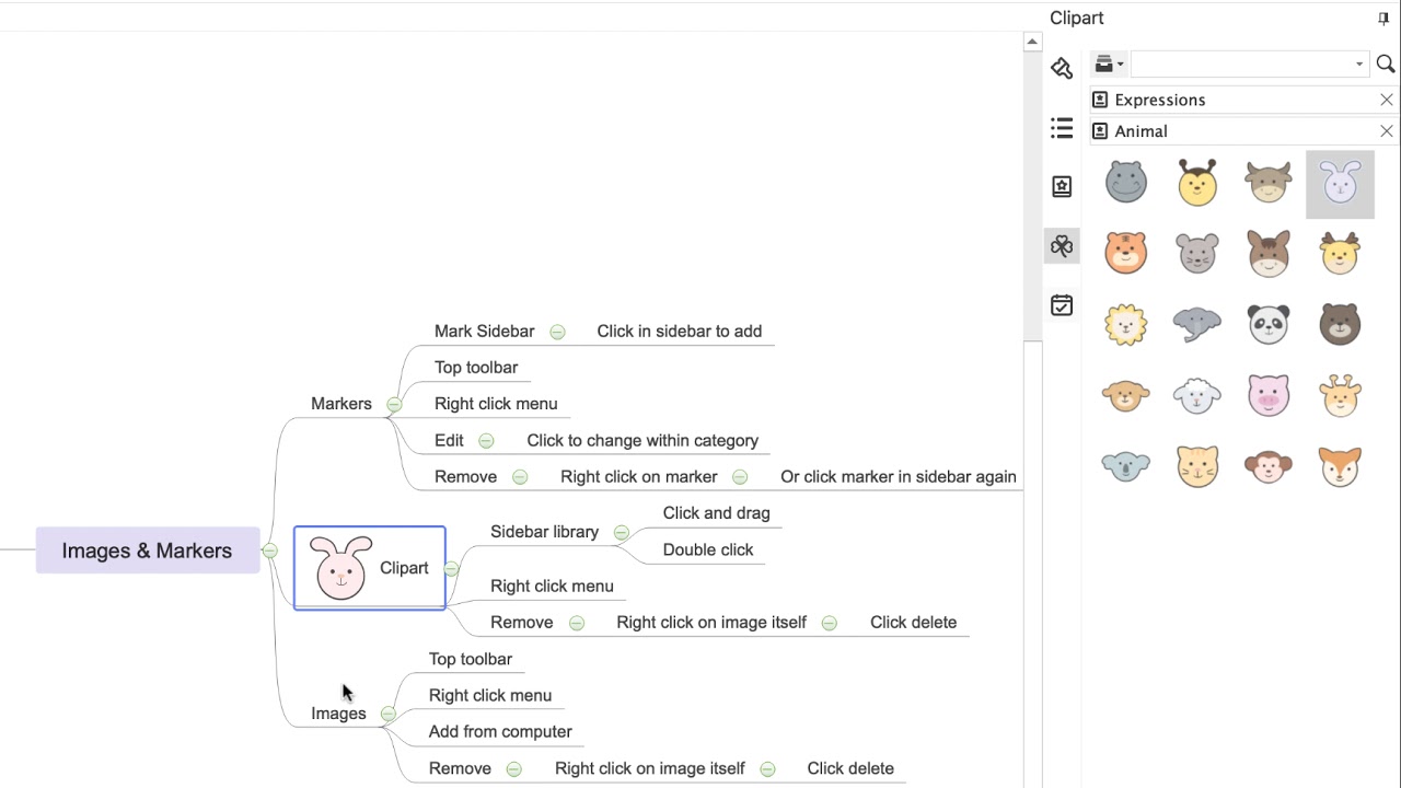 EdrawMind Tutorial - Markers and Images