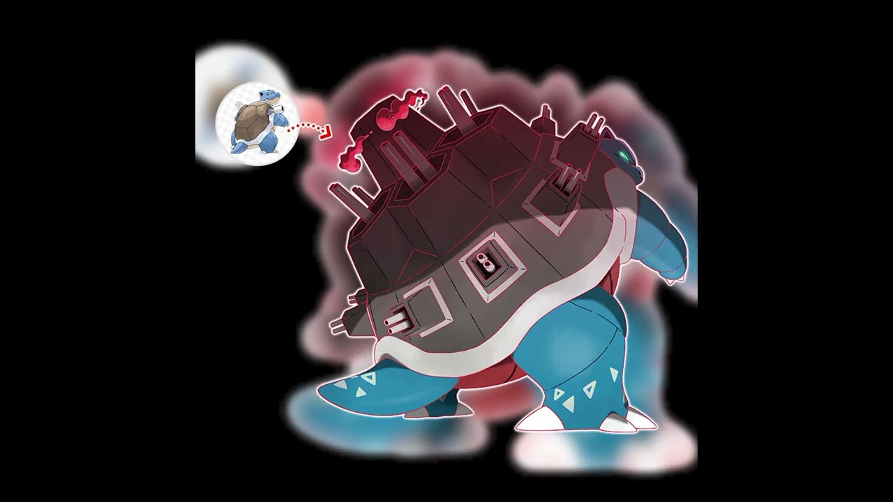 Pokemon gigantamax blastoise