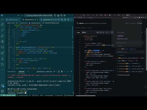 Learning Elixir part 1 | glowing-telegram project | Chill Sunday Morning Coding - Episode 56