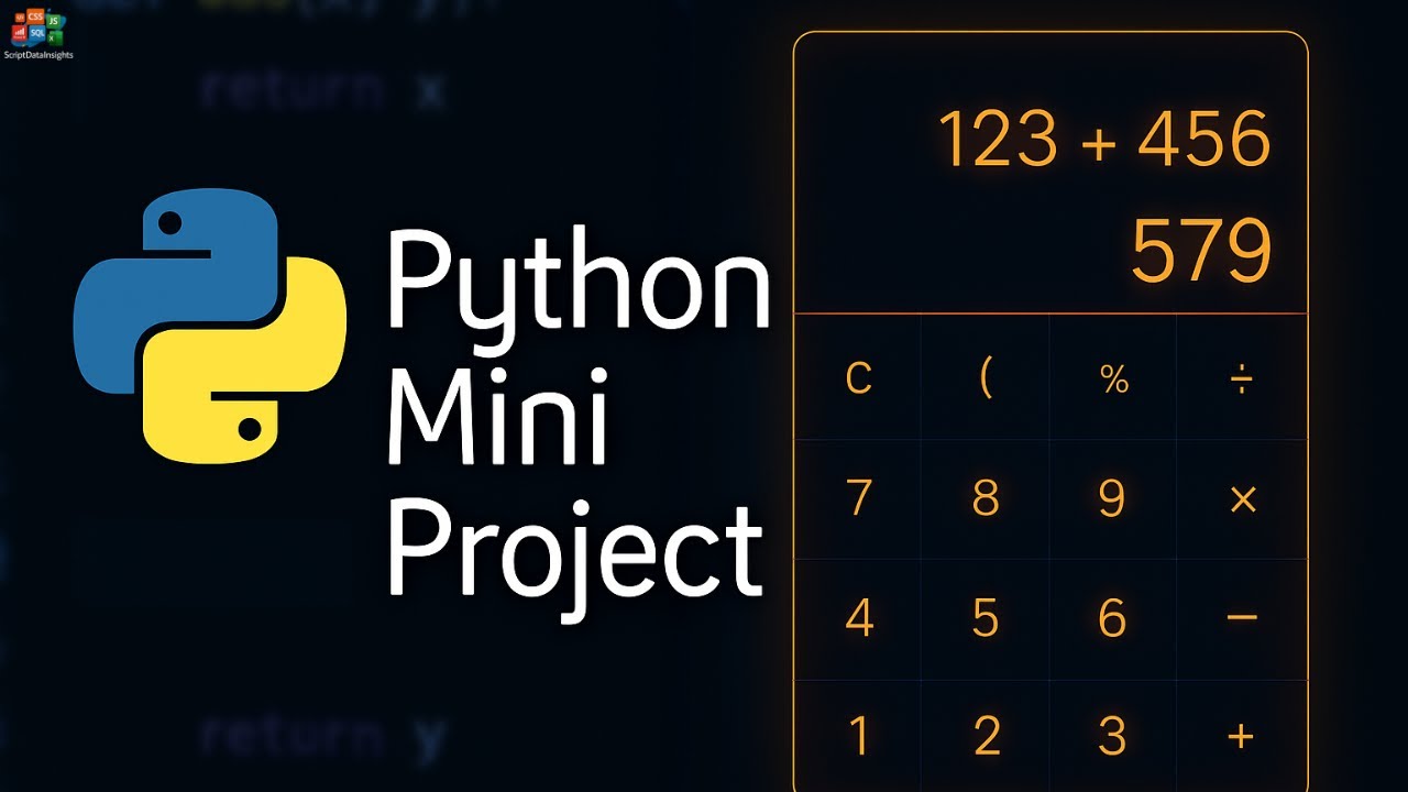 Python Mini Project: Build a Calculator App for Beginners (Step-by-Step Tutorial)