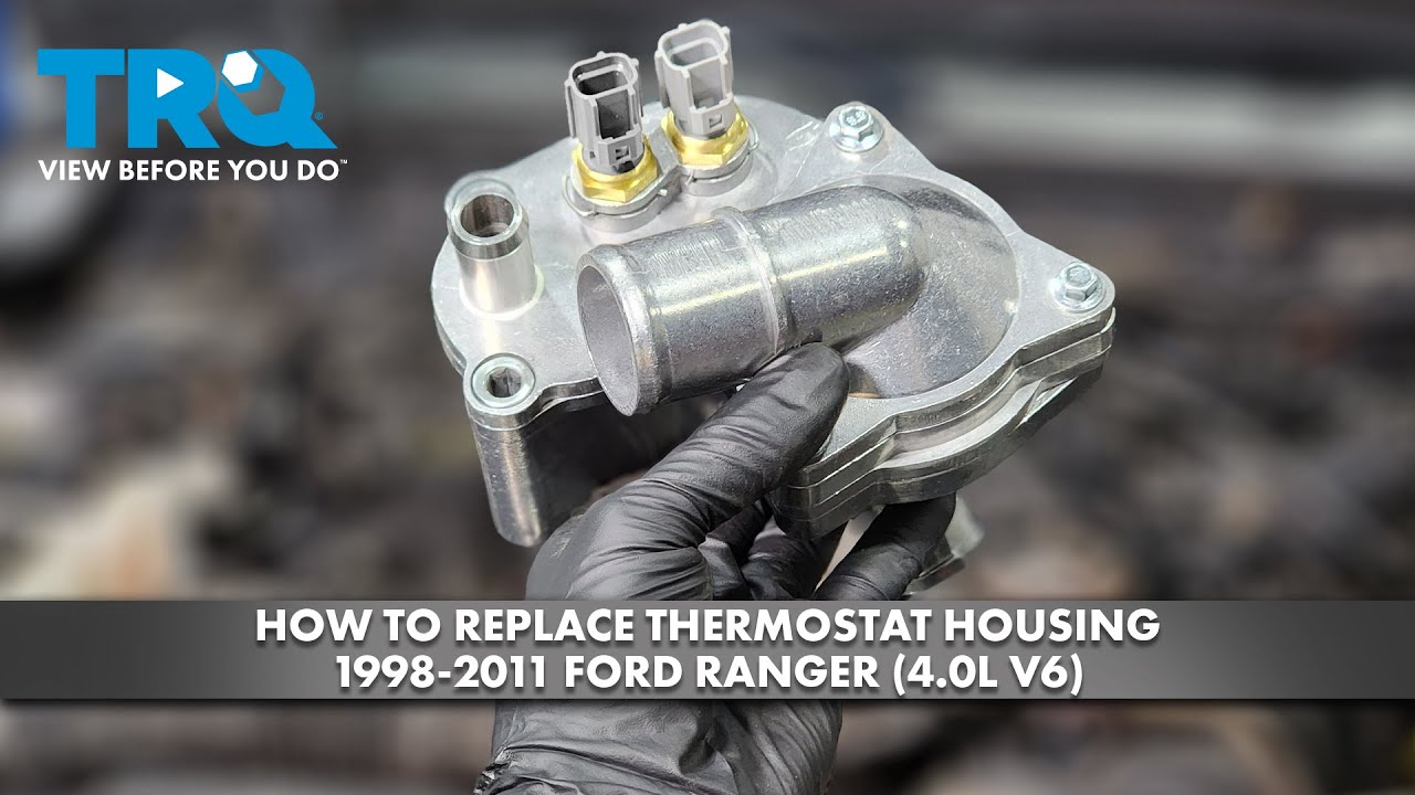 How to Replace Thermostat Housing 1998-2011 Ford Ranger (4.0L V6)