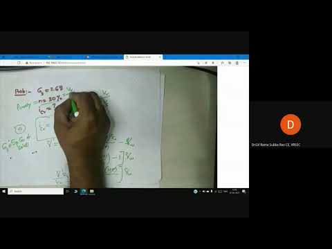 Numerical Example on determination of Critical Hydraulic Gradient (icr)