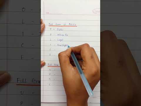 Full forms of POLICE and UPSC #police #upsc #fullform #acronyms #shorts #abbreviations #shortfeed