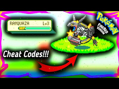 Pokémon FireRed Cheats || Pokémon FireRed Shiny Pokémon Cheat Code