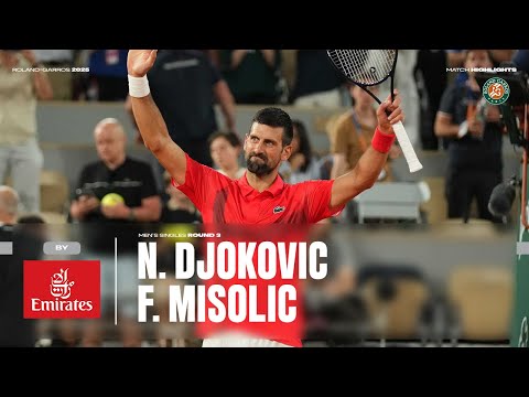 Highlights Djokovic vs Misolic Round 3 | Roland-Garros 2025