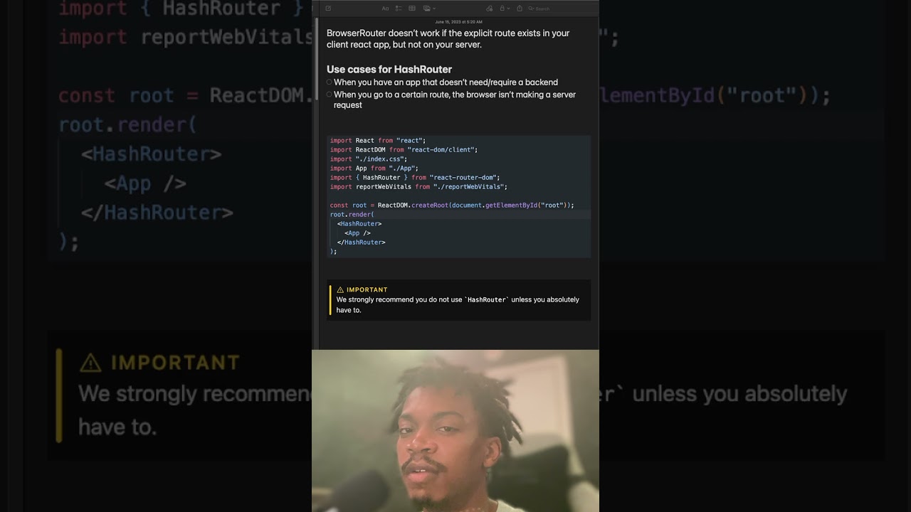 If you’re experiencing 404 errors with GitHub Pages, try HashRouter #webdevelopment #react #github