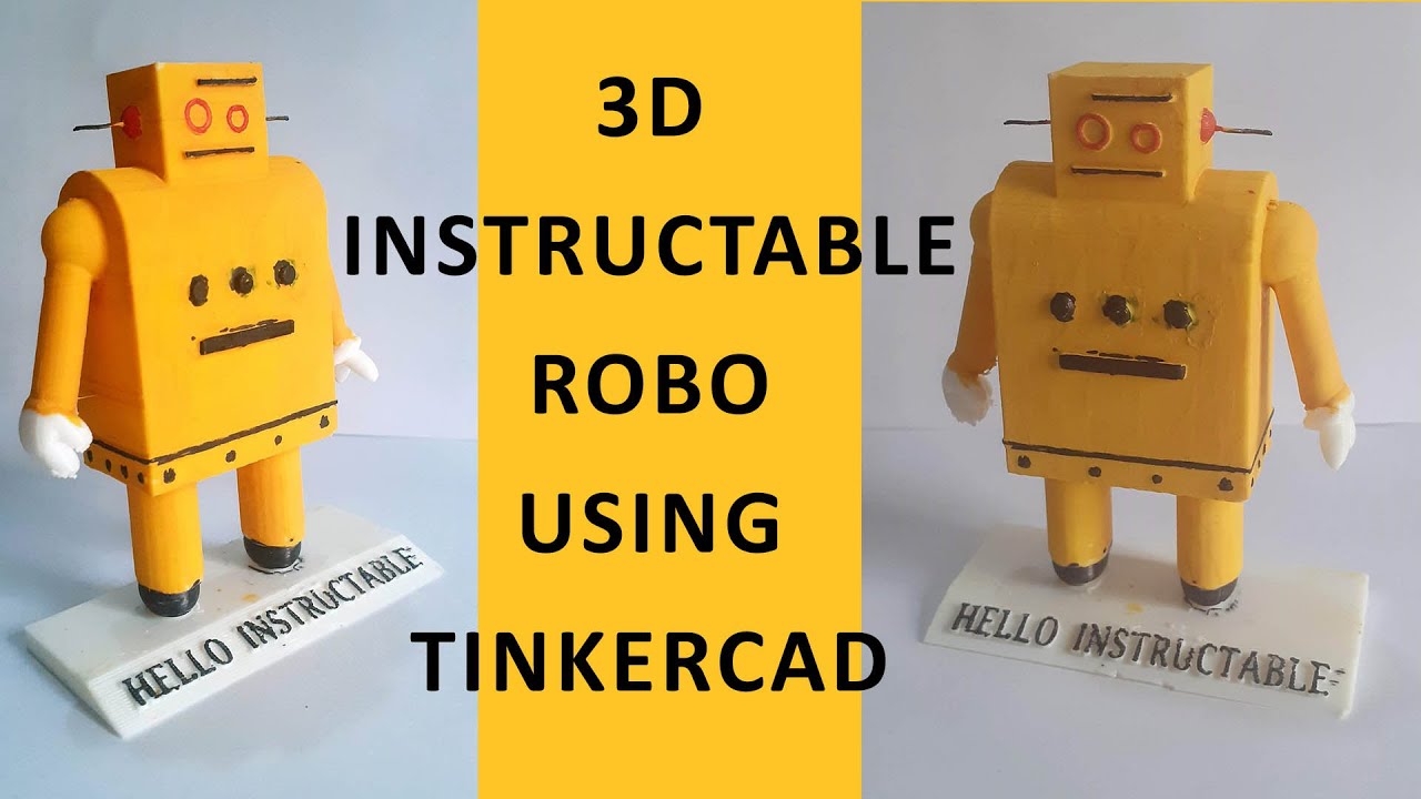 Instructables mascot in TinkerCAD. | TinkerCAD | Instructables