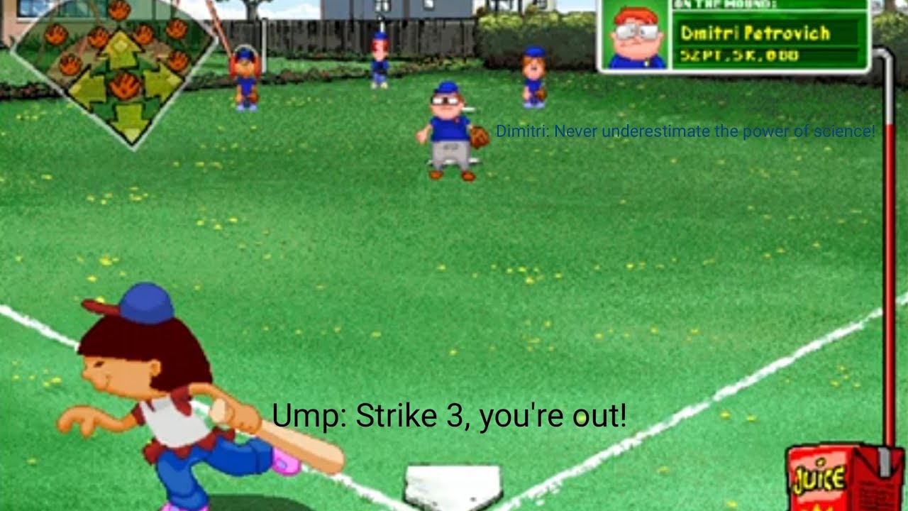 Backyard Baseball 2003 but Dimitri's actually a GOATED pitcher?!