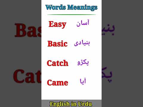 Viral Words Meanings in Urdu
