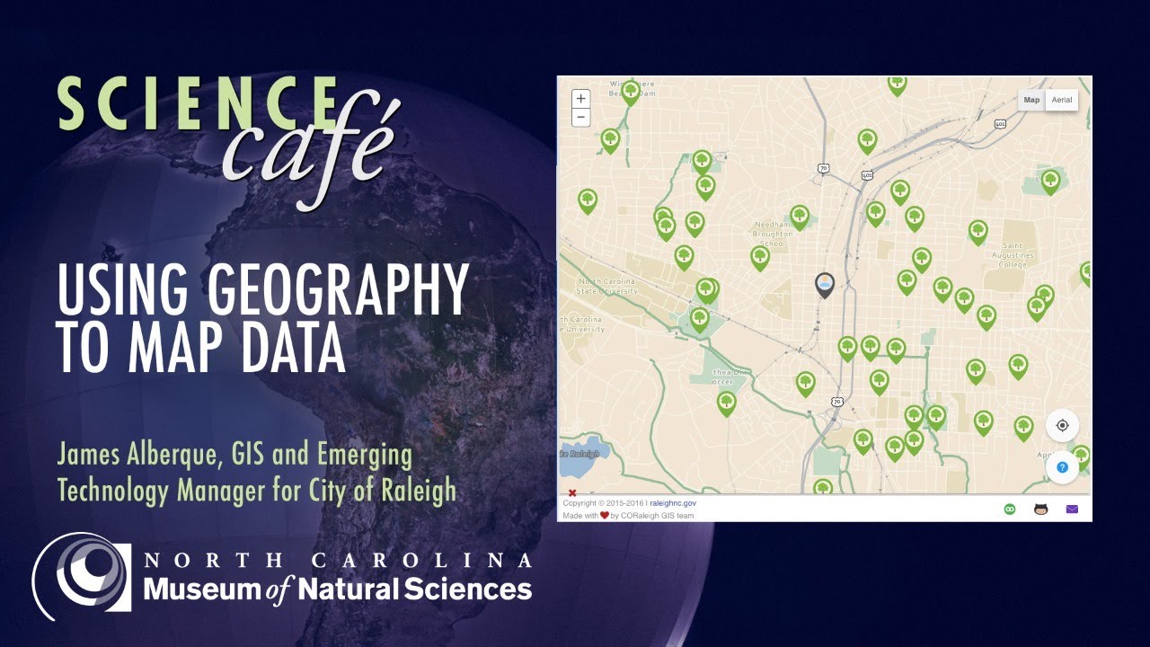 Virtual Science Cafe: Using Geography to Map Data