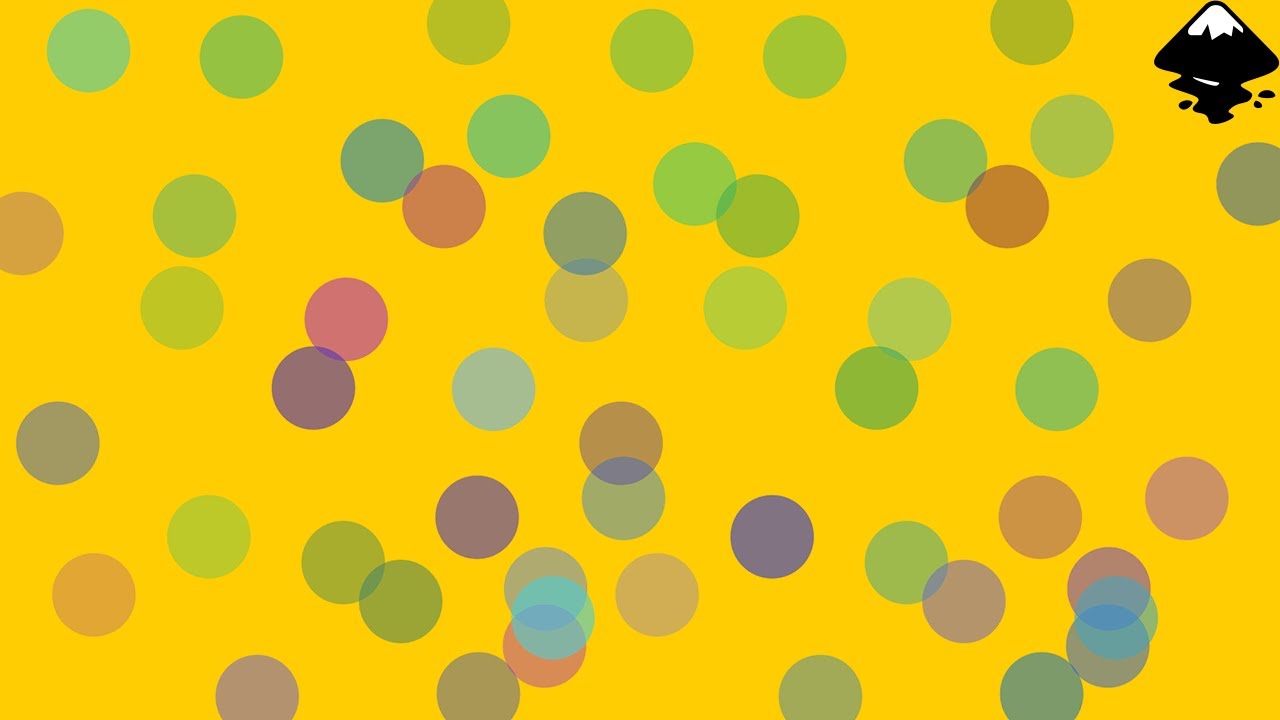 Draw Dots with Random Colours in Inkscape