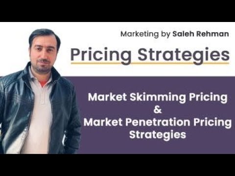 Pricing Strategies | Market Skimming Pricing and Market Penetration Pricing Strategies (Urdu-Hindi)