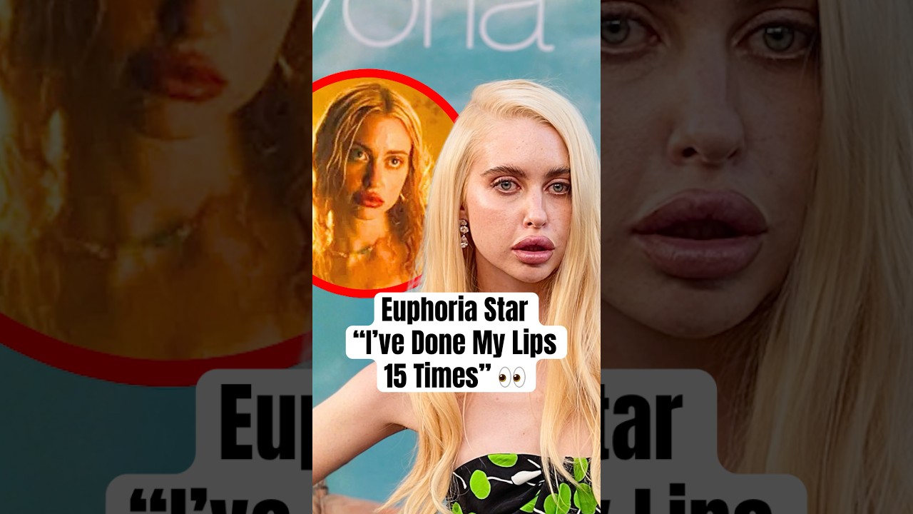 Euphoria Star “I’ve Done My Lips 15 Times” #shorts #chloecherry #euphoria