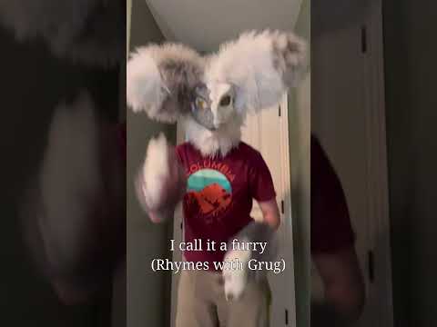 Rhymes with Grug #furry #therian #silly #iwilleatyoursocks #dinomask #fursuit #fursona