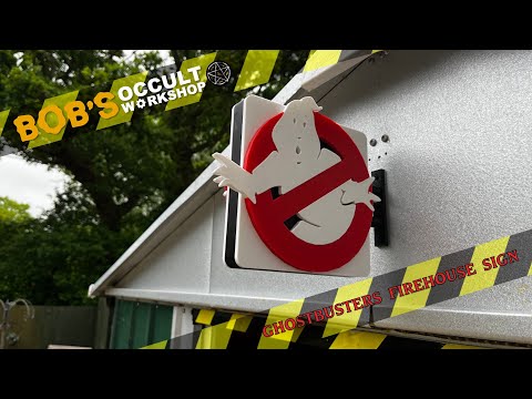 Ghostbusters Firehouse Sign by BobsOccultWorkshop - Thingiverse