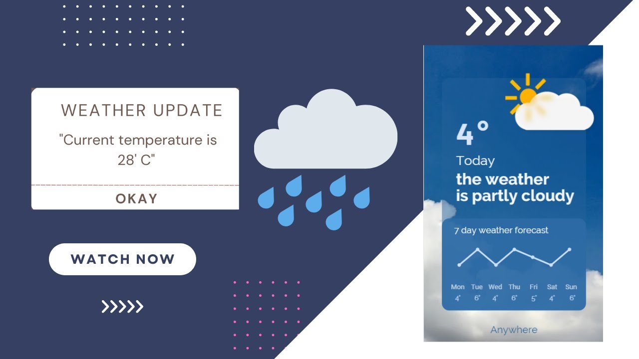 Get live Weather desktop Notifications using Python  | Simple Python Web Scraping project
