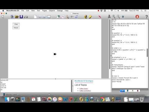 MicroWorlds EX Logo Lesson 18A (Mac)