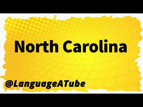 North Carolina Pronunciation ⚡️ How To Pronounce North Carolina!