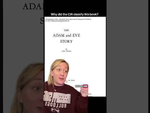 Why did the CIA classify the Adam and Eve story? #cia #declassified