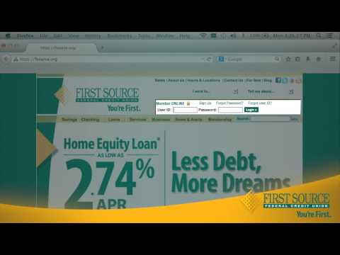 First Source Federal Credit Union - Intro to Online Banking