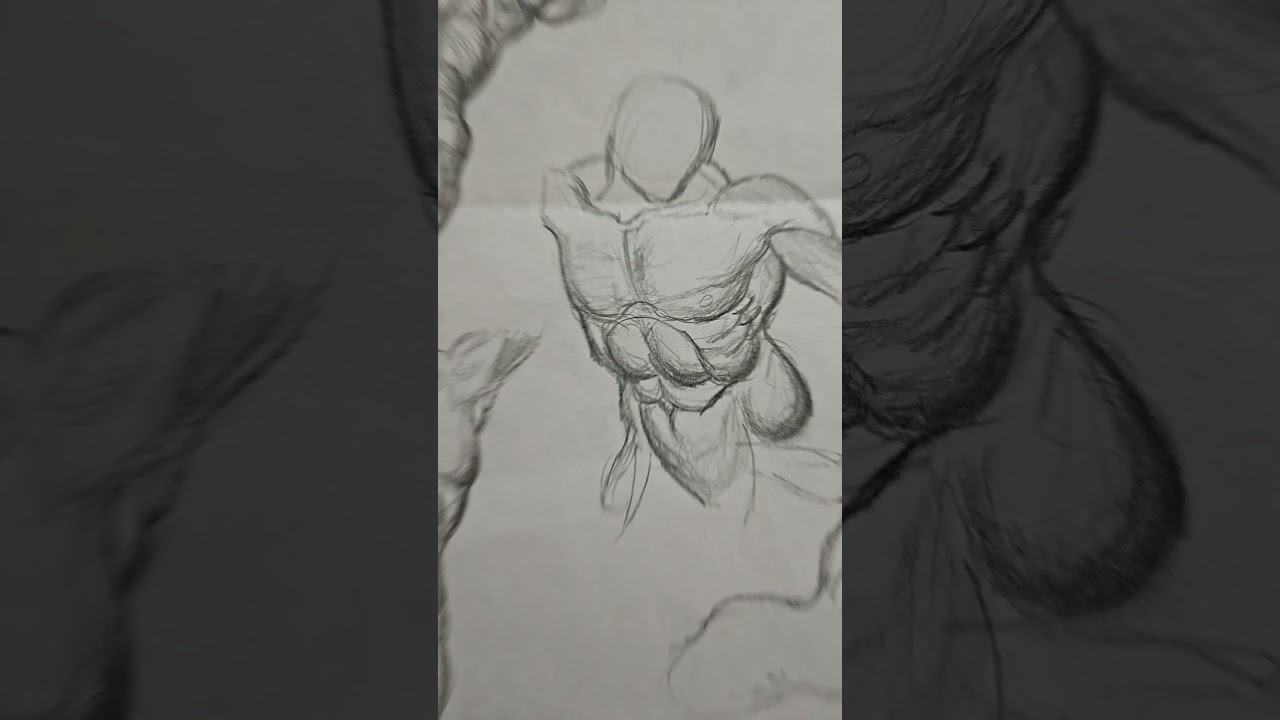 Using a 50+ book to better my anatomy skills #music #art #drawing #sketch #anatomy #practice