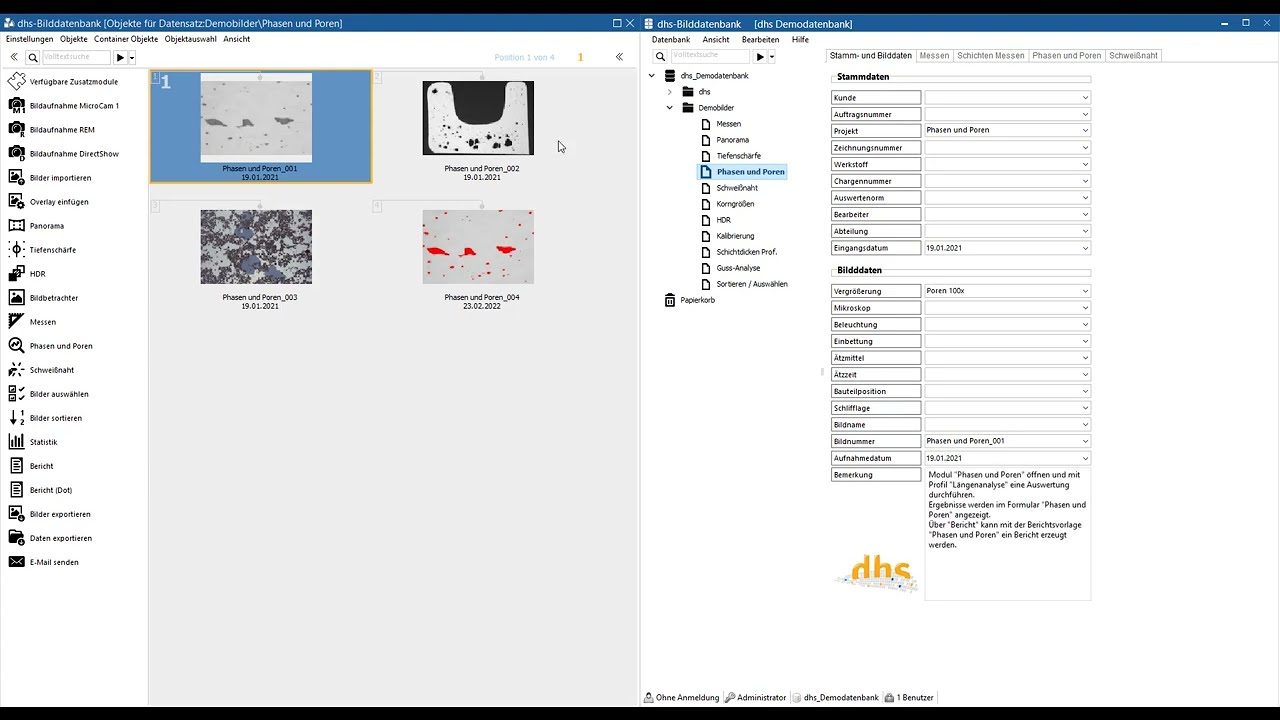 Neu Version 22 - dhs-Bilddatenbank - dhs Solution