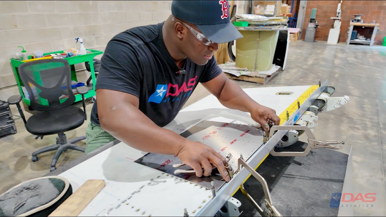 Sheet Metal Repair: Part 1 - Falcon 20 Lefthand Outboard Flap | DAS Aviation