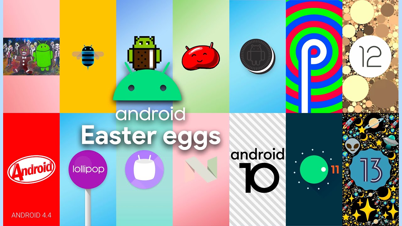 All Android Easter Egg | Android 1 - 13 | Every Version | Evolution