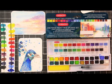 Derwent Inktense Pan Studio Set Review – The Frugal Crafter Blog