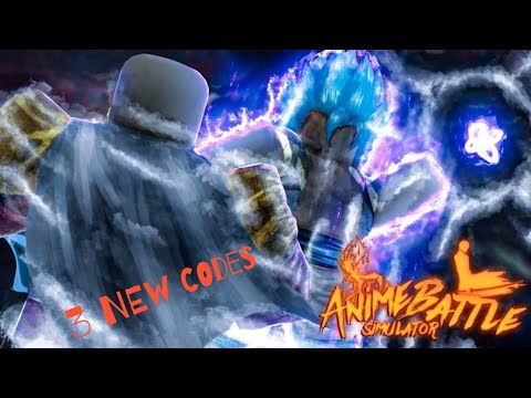 *3 NEW ANIME BATTLE SIMULATOR CODES*(Roblox)