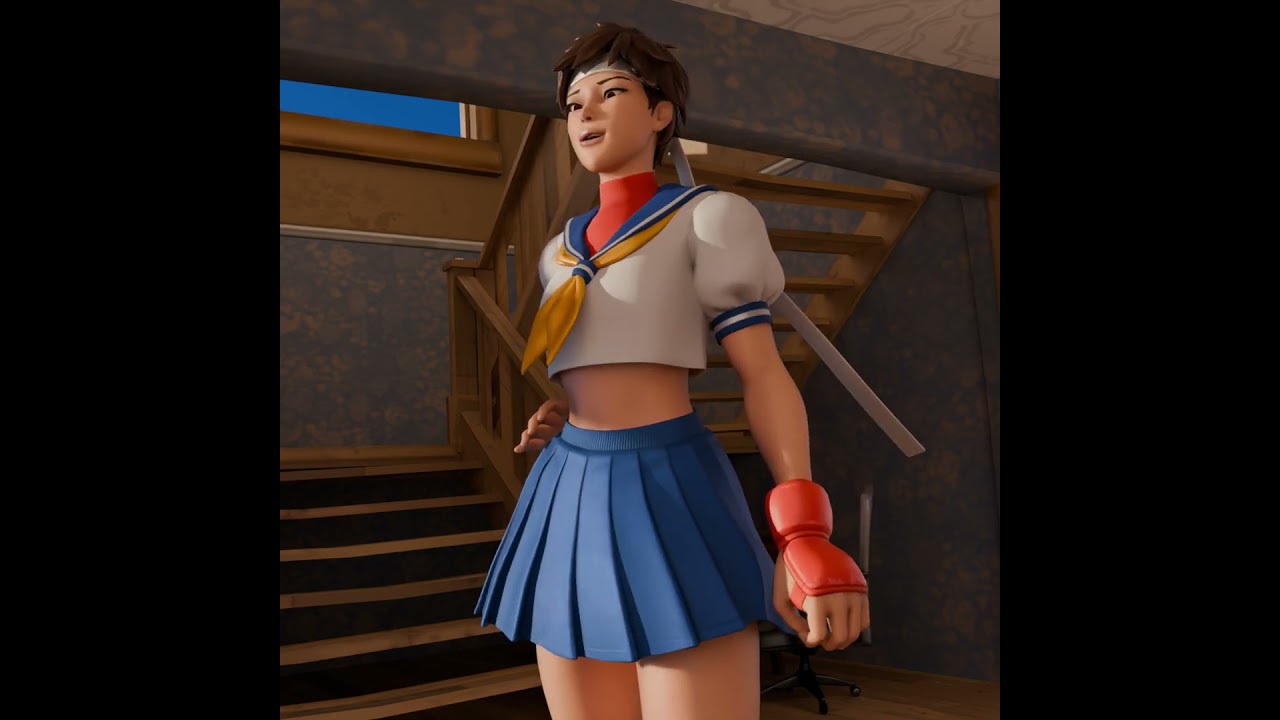 Fortnite Sakura Vore Animation