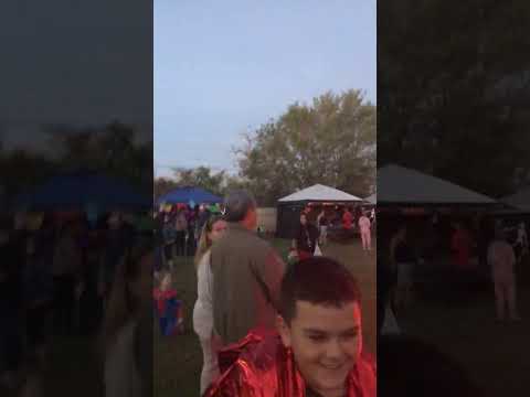 My friend at Halloween Carnival