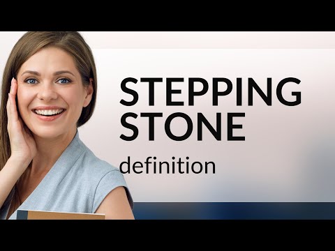 Stepping stone | definition of STEPPING STONE