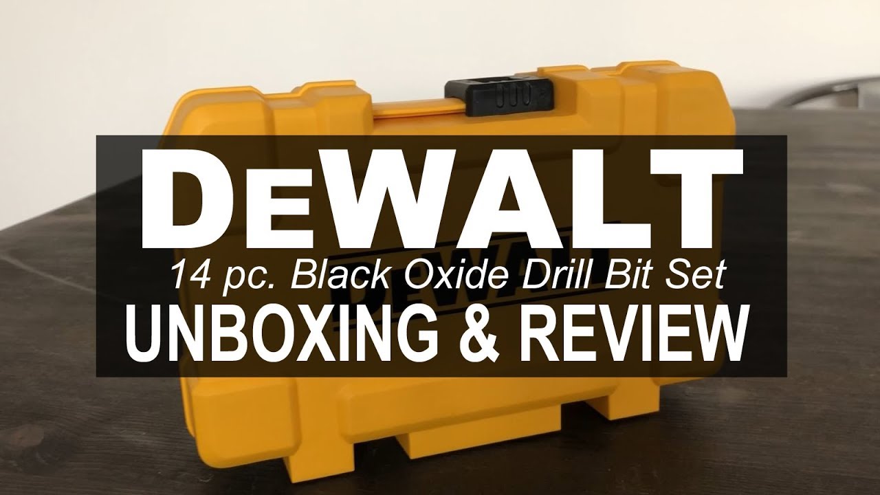 DEWALT Black Oxide Drill Bit Set Review!