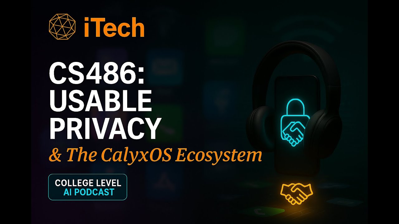 Usable Privacy & The CalyxOS Ecosystem (CS486) – Full College Level AI Podcast