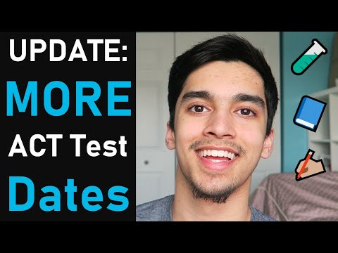 MORE ACT® Test Dates in FALL 2020 | When can you take the ACT® test in 2020 + The ONLINE ACT®