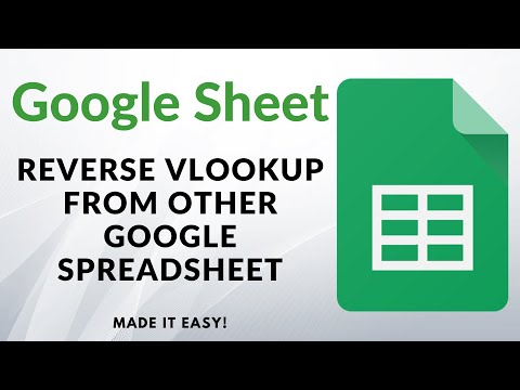 REVERSE VLOOKUP FROM OTHER GOOGLE SPREADSHEET
