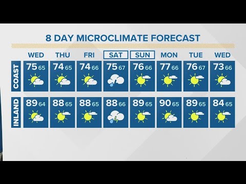 Muggy weather to stick around throughout the week with a chance for storms