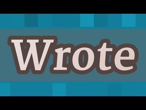 WROTE pronunciation • How to pronounce WROTE