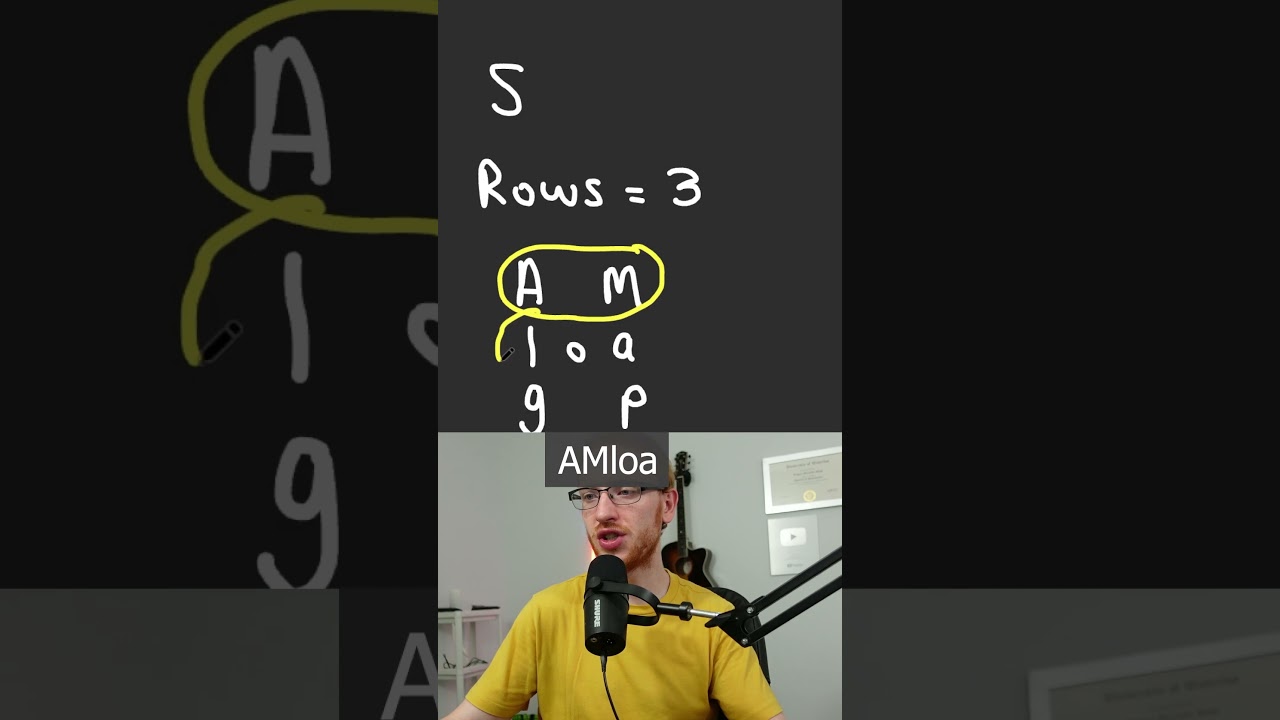 ZigZag Conversion - Leetcode 6