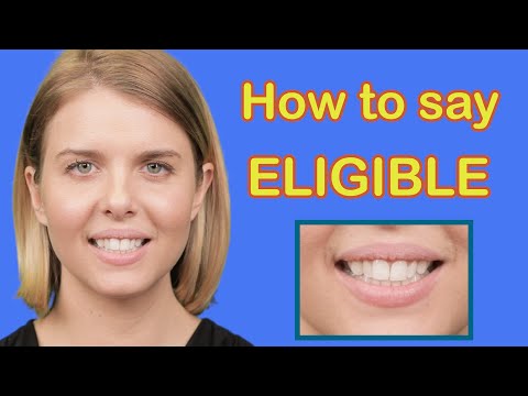 How To Pronounce ELIGIBLE [American English Pronunciation] ESL
