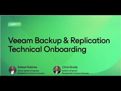 [AMER session] Veeam Backup & Replication  Core Concepts and Best Practices Training