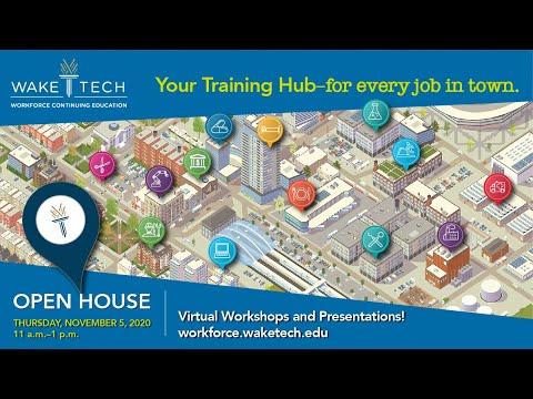 Wake Tech Workforce Continuing Education Virtual Open House: WakeWorks Propel