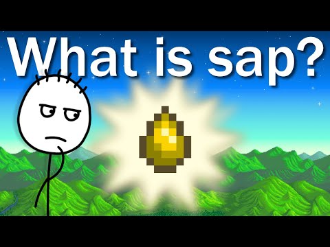 What is sap in Stardew Valley