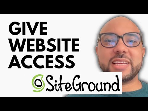 How to Give Website Access to a Collaborator or Client in SiteGround